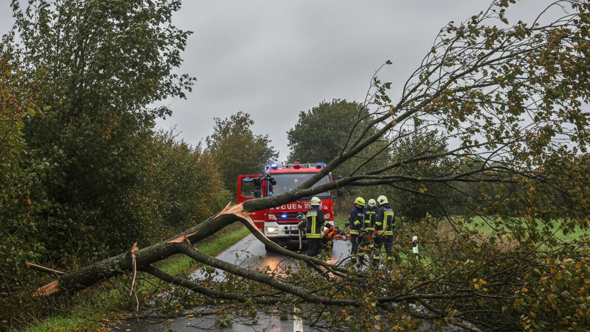 Storm Kristin: Three trees fallen in Anoia due to strong winds | Diari ...